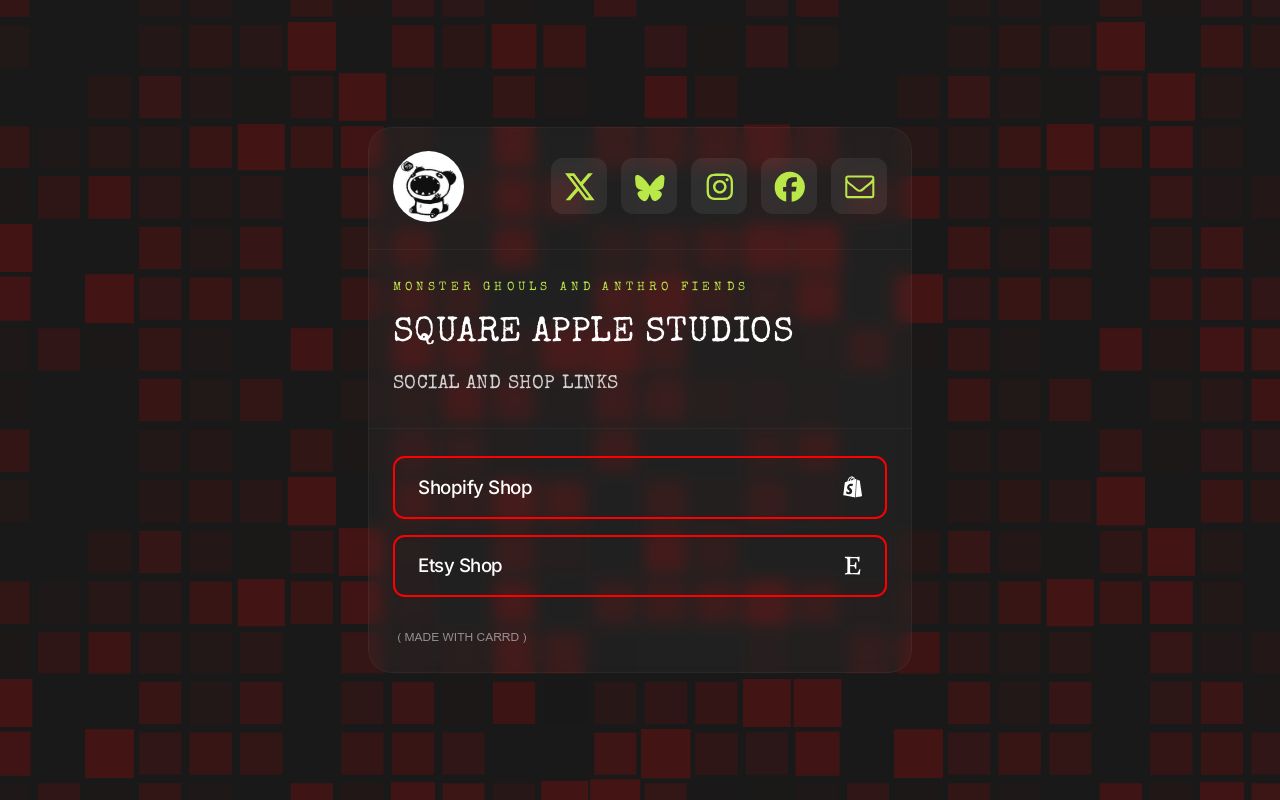 Square Apple Studios Carrd